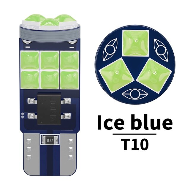 Bec auto T10 PCB cu 15 led-uri 3030 si canbus ice blue - eMAG.ro Bec auto T10 PCB cu 15 led-uri 3030 si canbus ice blue - eMAG.ro