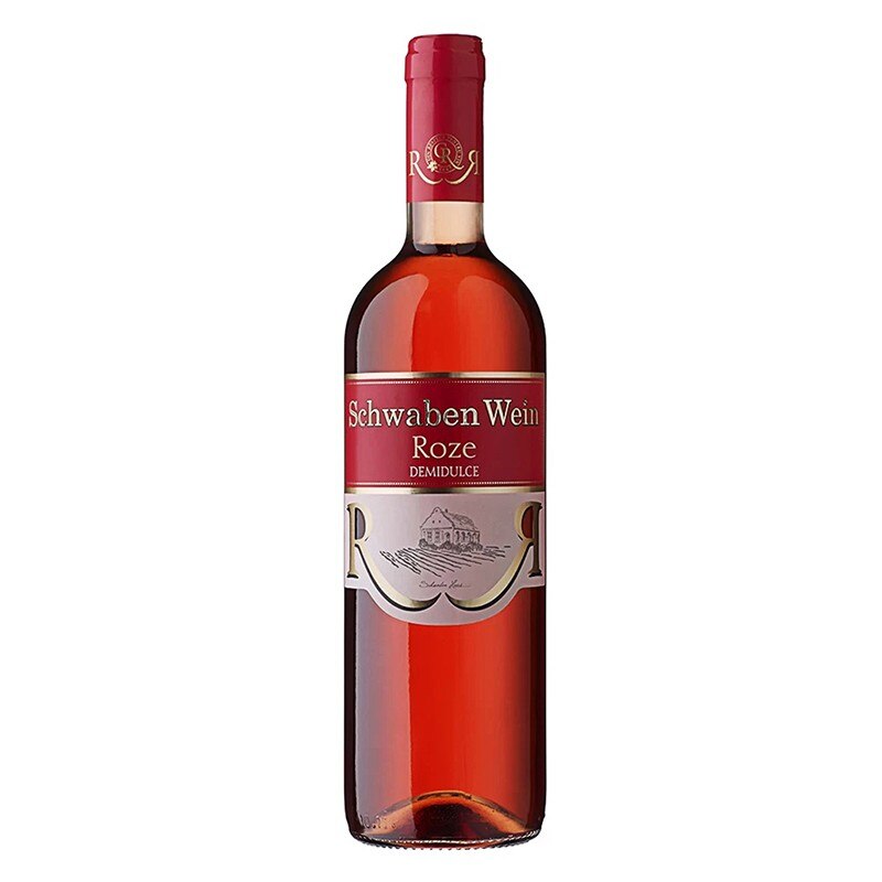 Set 5 x Vin Schwaben Wein Cramele Recas, Rose Demidulce 0.75 l - eMAG.ro