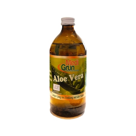 Suc de aloe vera 500ml, fara adaos de zahar, Medigrun - eMAG.ro