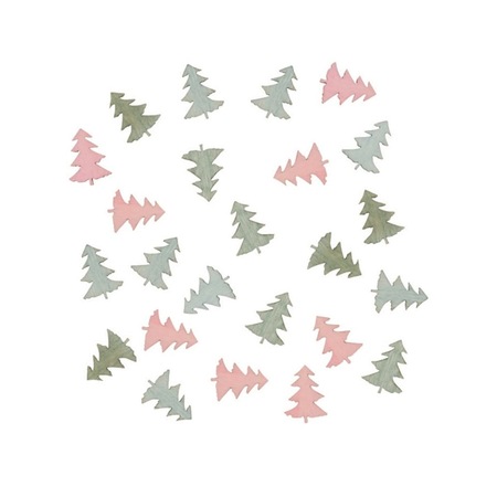 Set 24 braduleti mini colorati din lemn, 2 cm - eMAG.ro