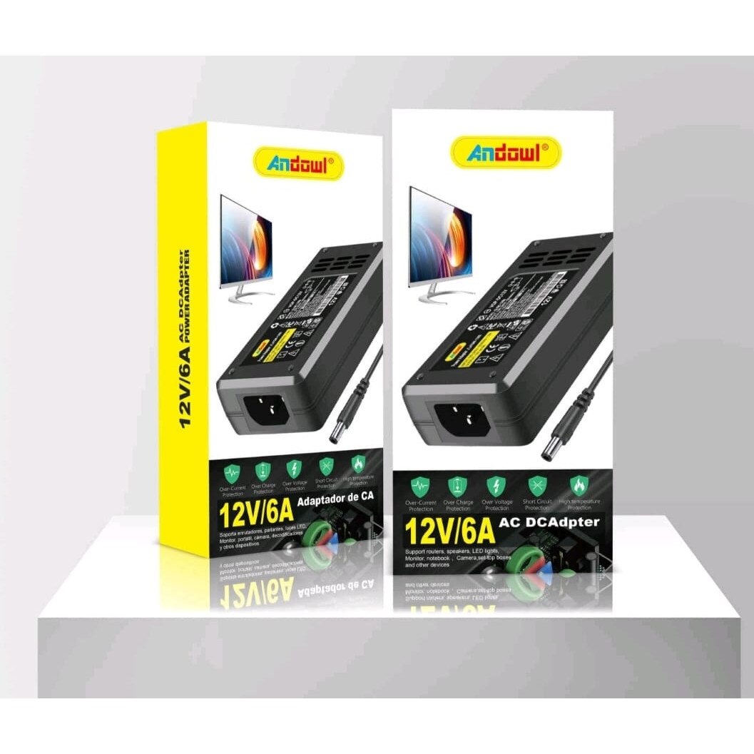 Transformator Alimentator AC/DC, cu 5 Capete, Tensiune 12V, Curent de ...