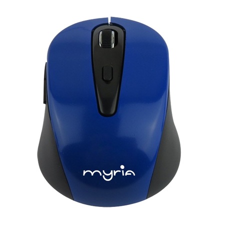 Mouse wireless, Myria MY8515BL, 800/1200/1600dpi, albastru - eMAG.ro