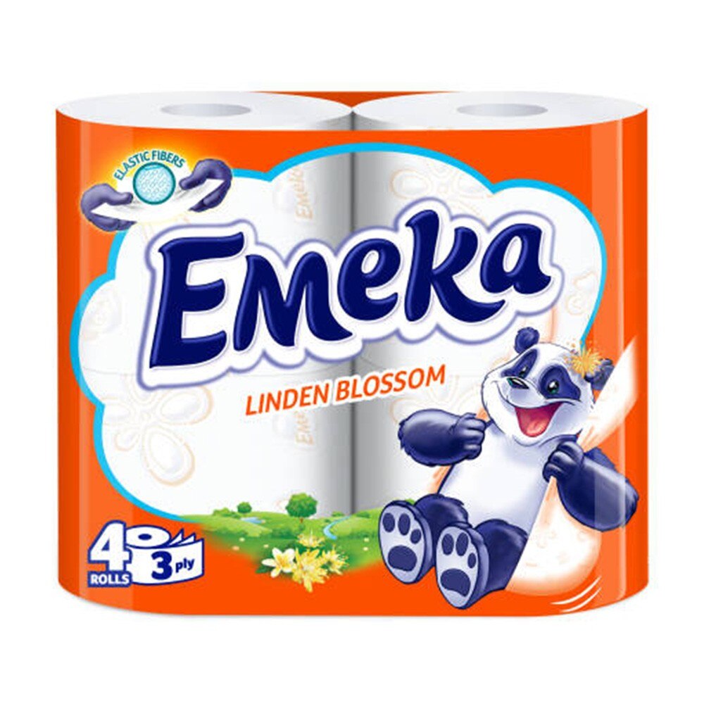 Set 4 x Set Hartie Igienica Emeka Linden Blossom, 4 Role - eMAG.ro