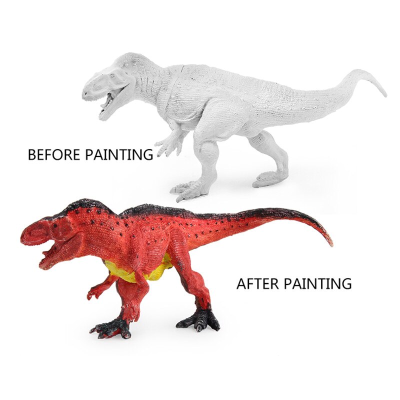 Pitikot festőkészlet, 10 dinoszaurusz színezésére, 12 színnel, 6 ...