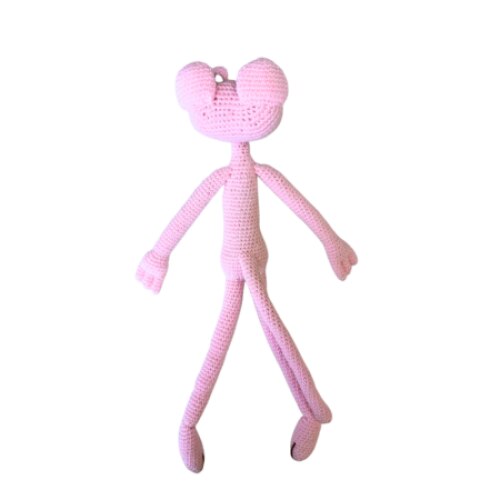 Jucarie de plus, Baby Land, Pantera Roz Crosetata manual, 0-3 luni ...