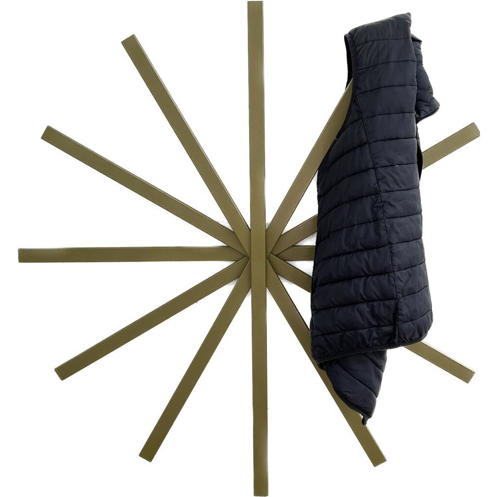 Cuier metalic Star Gold, design abstract, 7 puncte de suspendare ...