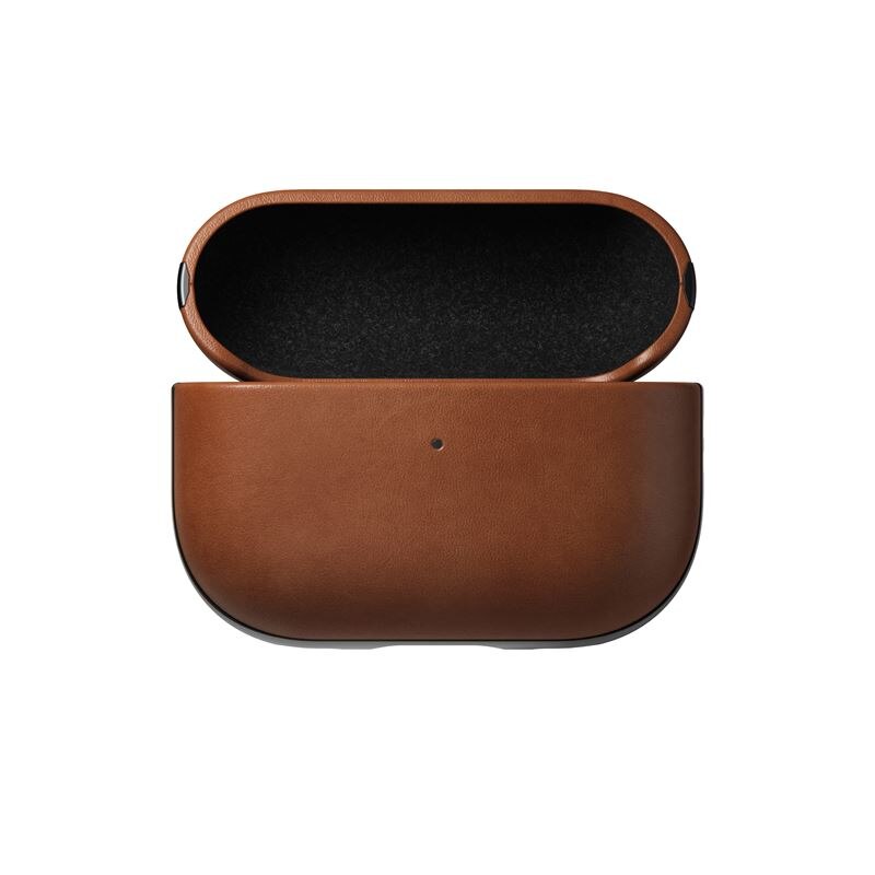 Carcasa din piele naturala NOMAD Leather compatibila cu Apple AirPods ...