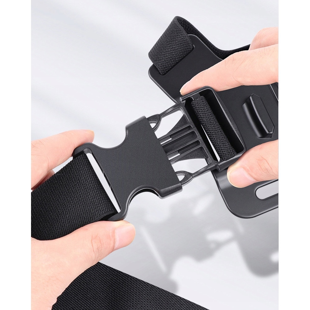 Set suport piept pentru GoPro 4, 5, 6, 7, 8, 9, 10, Negru - eMAG.ro