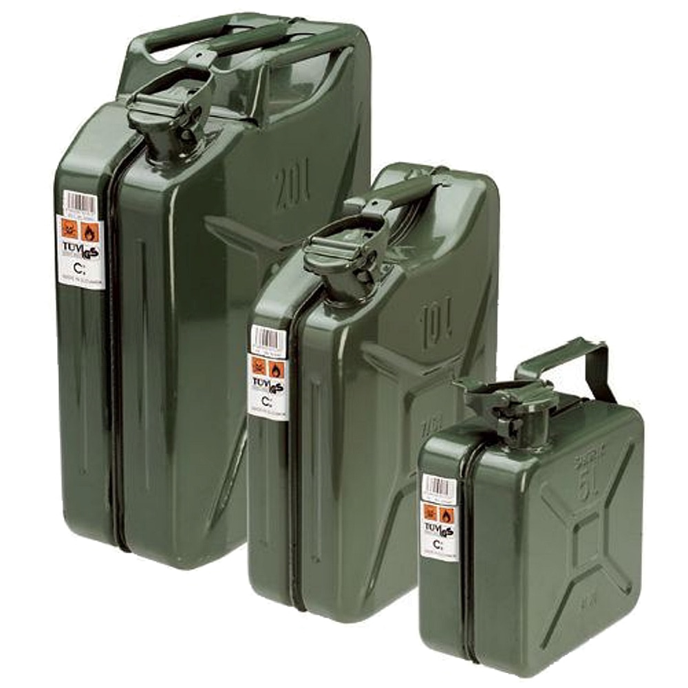 Canistra Combustibil 5L din Metal pentru Motorina sau Benzina, Culoare ...