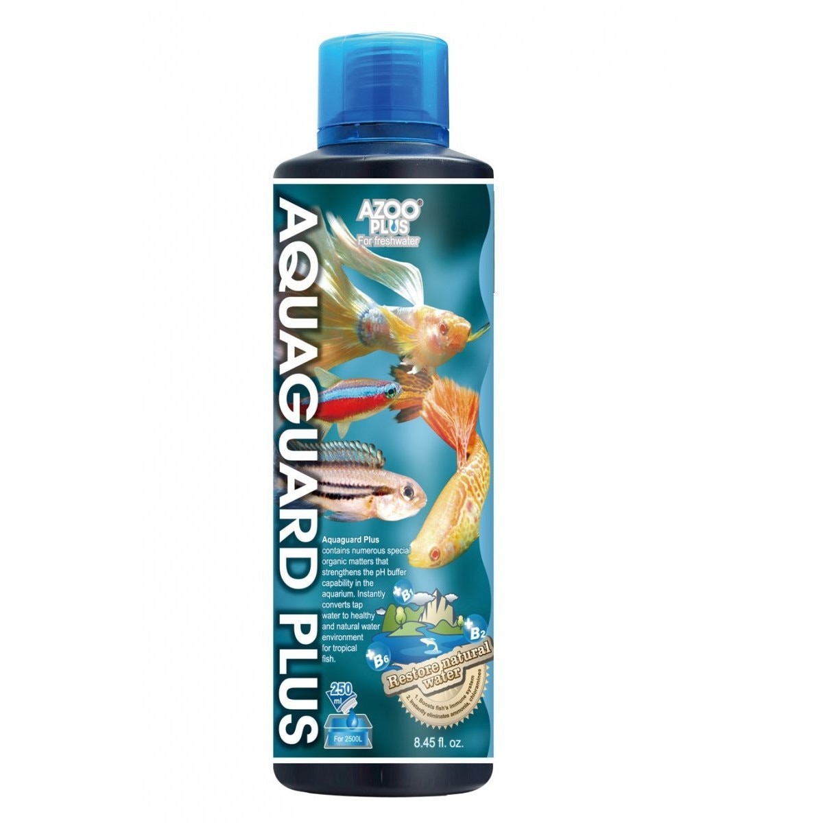 Solutie pentru acvarii Aquaguard Plus, Azoo, 120ml - eMAG.ro