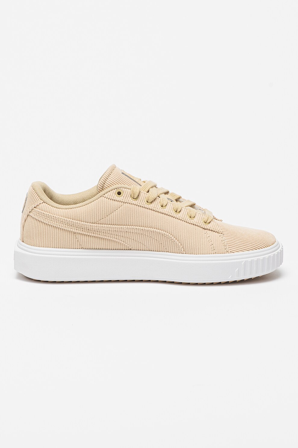 Puma, Рипсени спортни обувки Breaker, Каки, 4 - eMAG.bg