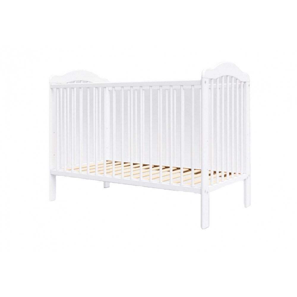 Patut din lemn 120x60 cm Nichiduta David Alb - eMAG.ro