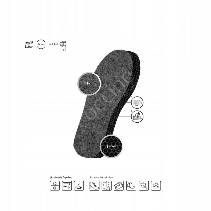 Branturi pentru incaltaminte pentru copii, Coccine, Fetru, Gri, 19-35 ...