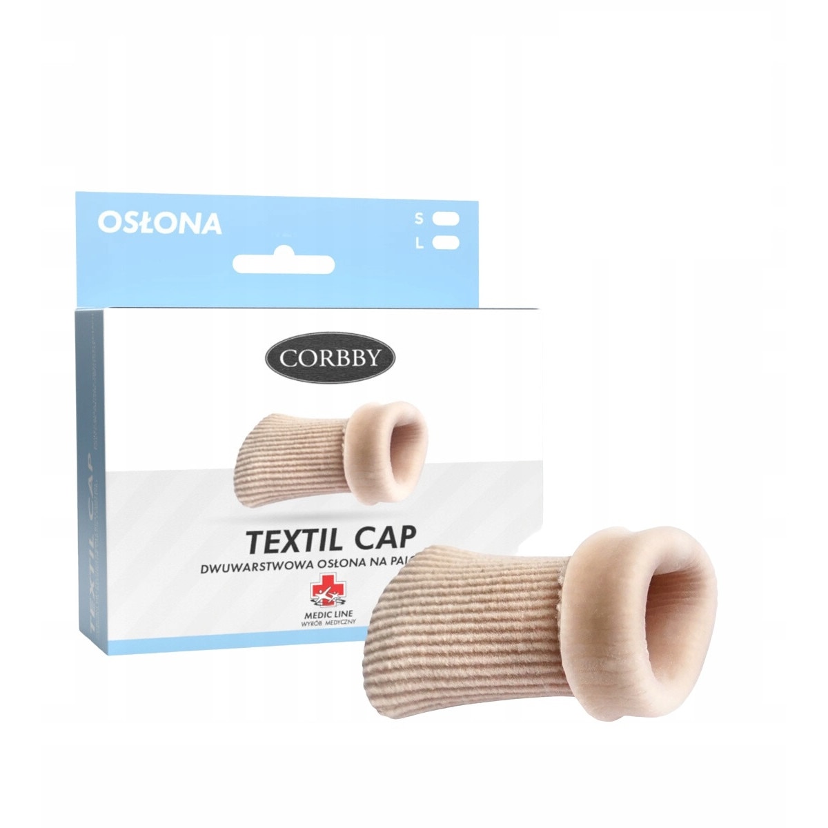 Protectie pentru degete, Corbby, Gel, Bej, 40-46 EU - eMAG.ro