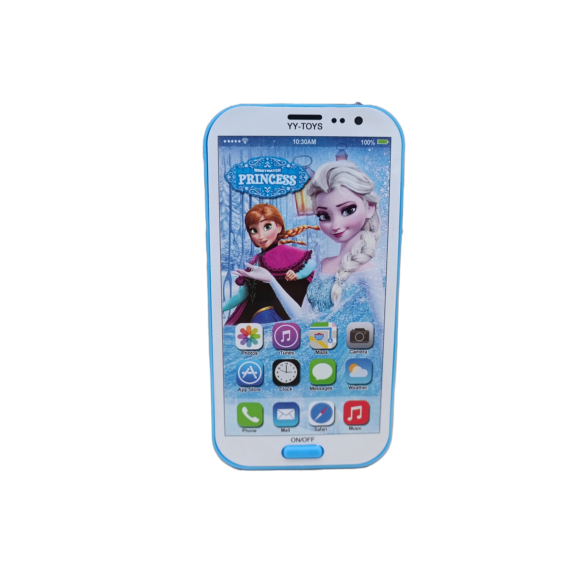 Set ceas digital Frozen cu proiector si telefon de jucarie, Plastic ...