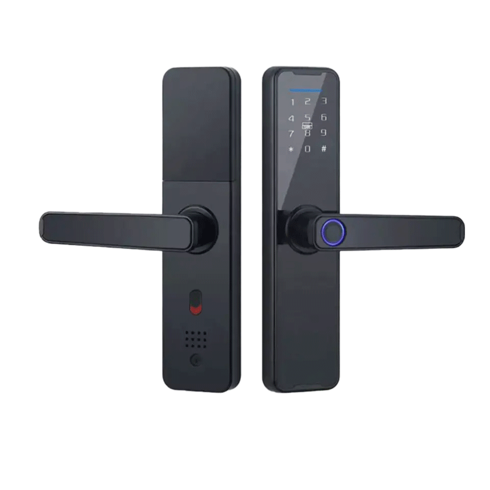 Incuietoare cu yala si clanta inteligenta, WiFi, bluetooth, card ...