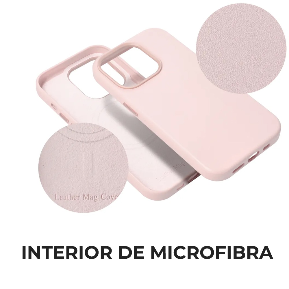 Husa Premium MagCover Leather Magsafe pentru iPhone 15 Pro Max, Piele ...