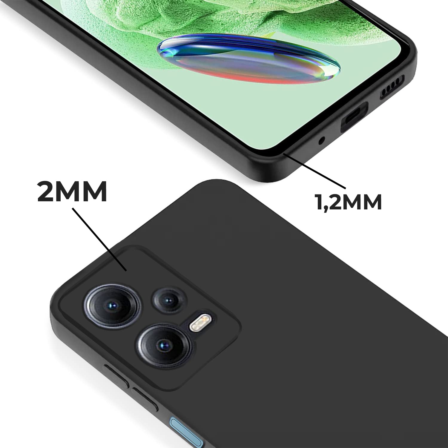 Husa Daden® Soft Silicone compatibila cu XIAOMI Redmi NOTE 12 Pro 5G ...