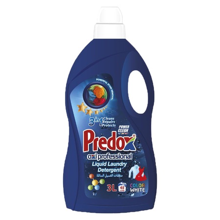 Predox Professional 3 az 1-ben folyékony mosószer fehér és színes ...