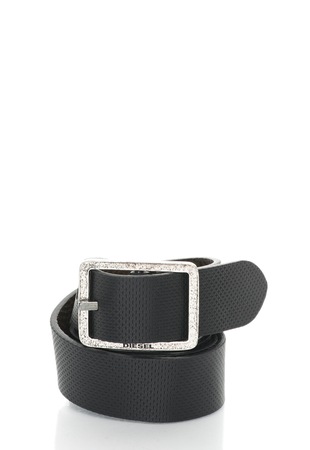 Diesel Curea reversibila negru cu verde militar de piele 95 - eMAG.ro