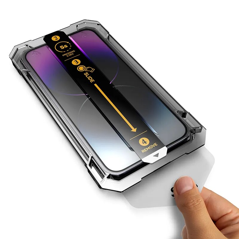 Folie de sticla transparenta cu sistem de montare, Case friendly, OX ...