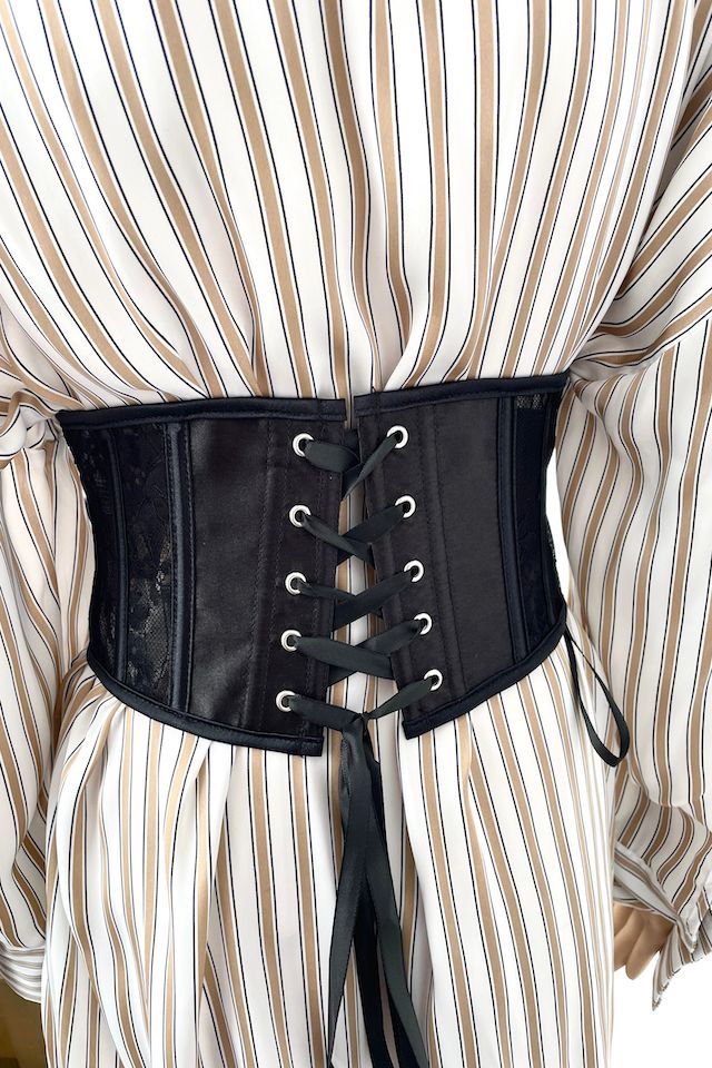 Corset Negru cu inchidere dubla, size M - eMAG.ro