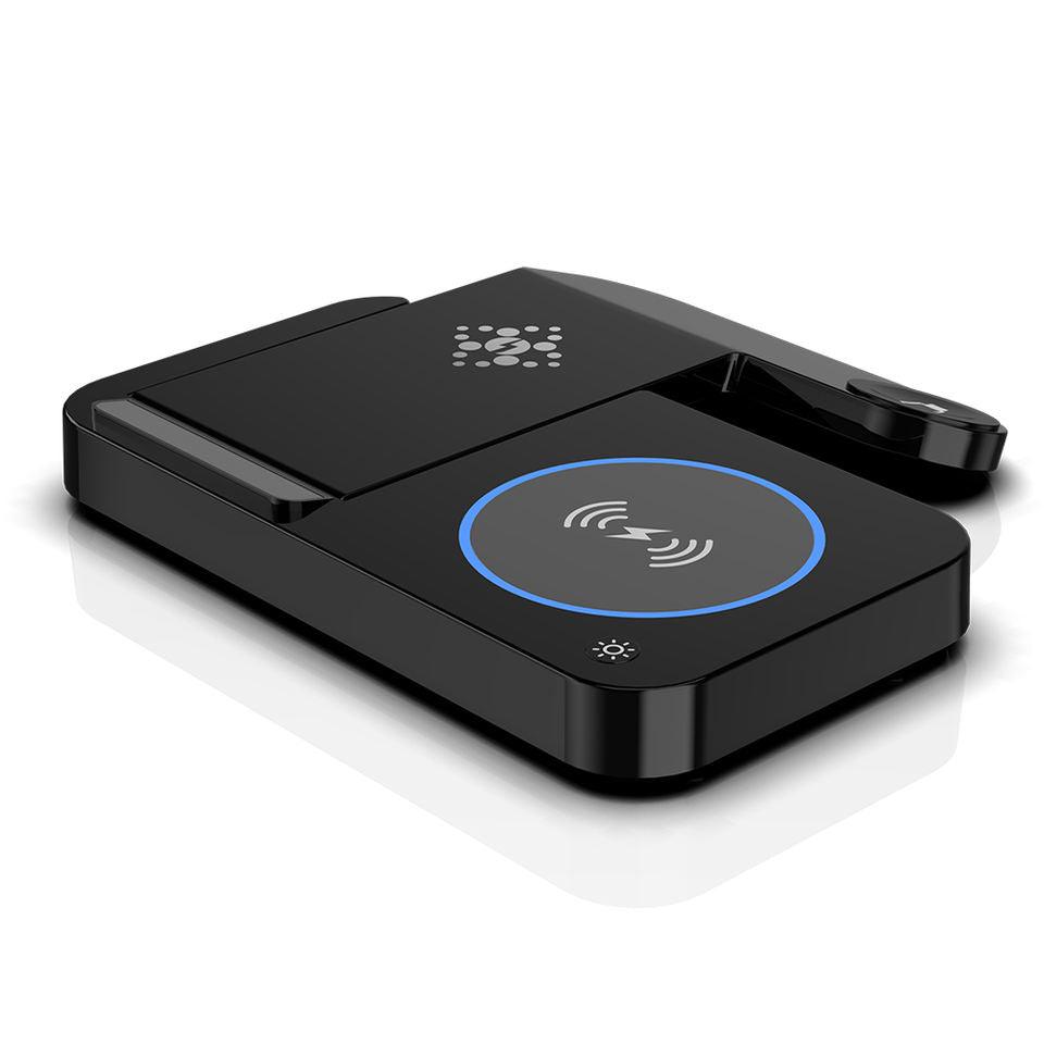 Incarcator Wireless Pliabil 4 in 1 iFan, Putere 15W, Compatibil Apple ...