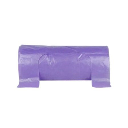 Sacose plastic pe rola 7 kg, 50 x 31 cm, 100 bucati, Mov - eMAG.ro