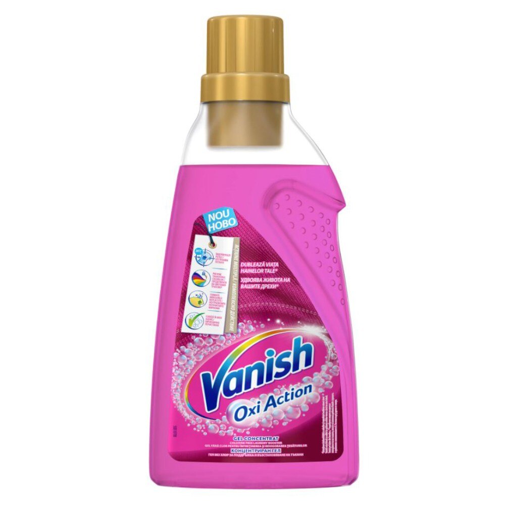 Set 2 x Gel pentru Indepartarea Petelor, Vanish, Color Oxi Action, 500 ...