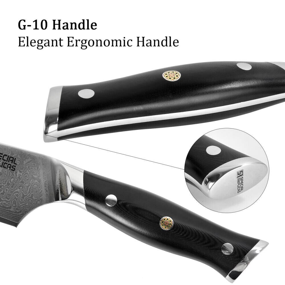 Set Profesional de Cutite de Bucatarie cu Ascutitoare, 11-19-21 cm din ...