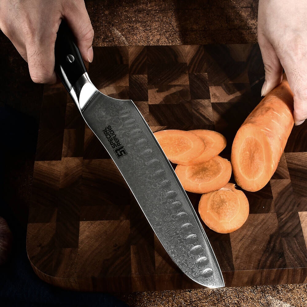 Set Profesional de Cutite de Bucatarie cu Ascutitoare, 11-19-21 cm din ...