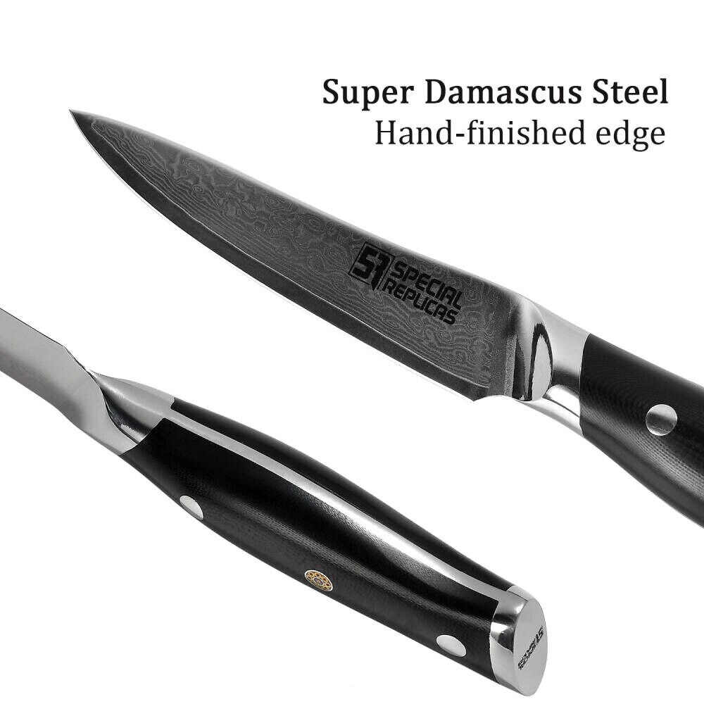 Set Profesional de Cutite de Bucatarie cu Ascutitoare, 11-19-21 cm din ...