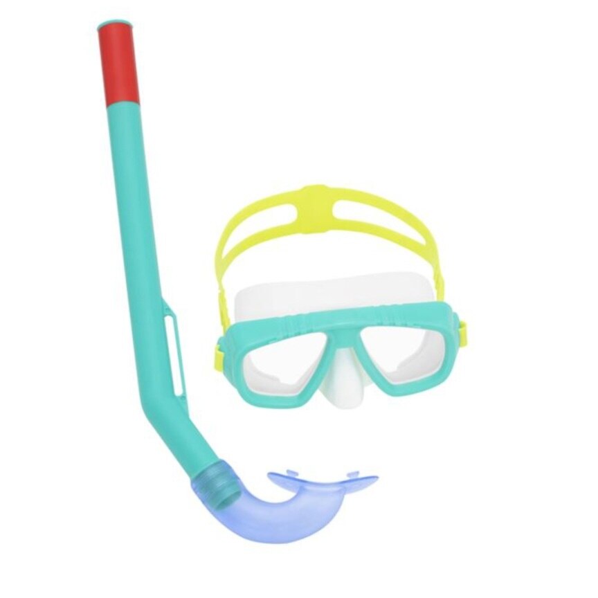 Set masca de inot si tub snorkel, pentru copii, cu varsta 3 ani ...