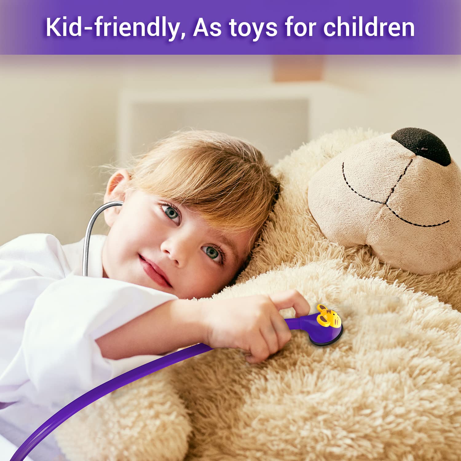 Stetoscop pediatric cu design prietenos animat, Scian, interschimbabil ...
