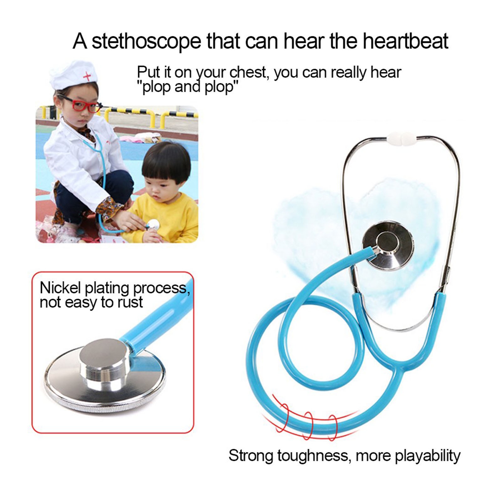 Set trusa doctor pentru jucarie de rol, Darklove, Cu periuta de dinti ...