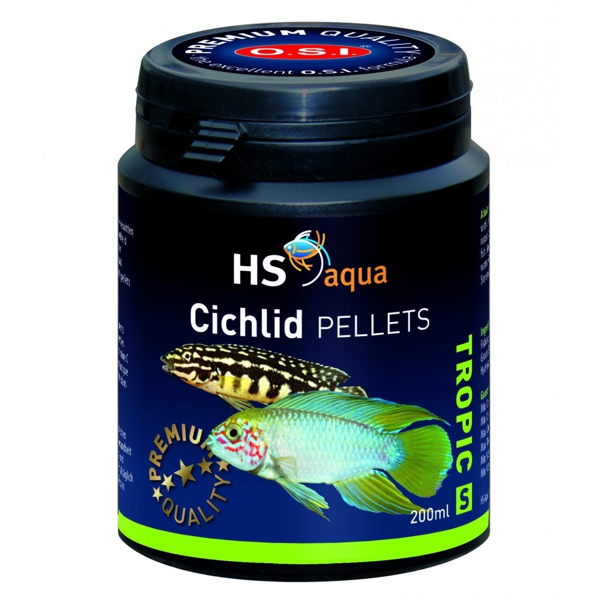 Cichlid pellet, HS Aqua, OSI, 200 ml - eMAG.hu