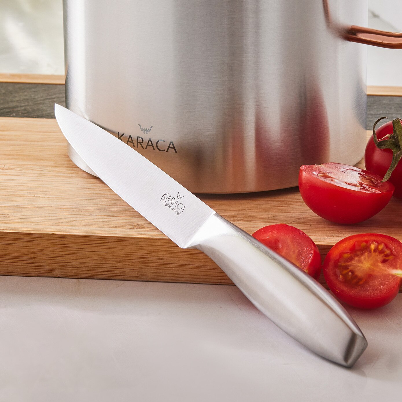 Set 8 cutite Meister Barrel, Karaca, İnox, Gri - eMAG.ro