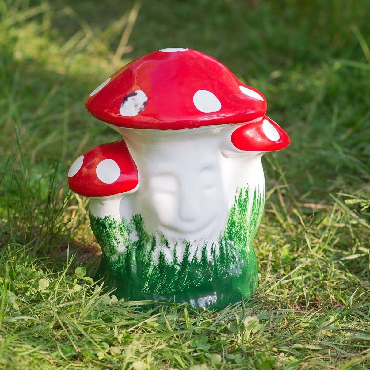 Ciuperca din Ceramica pentru gradina, 28x24 cm - eMAG.ro