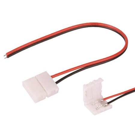 Conector alimentare banda LED5050 cu 2 canale, DC 7.2-14.4W, 12V/24V ...