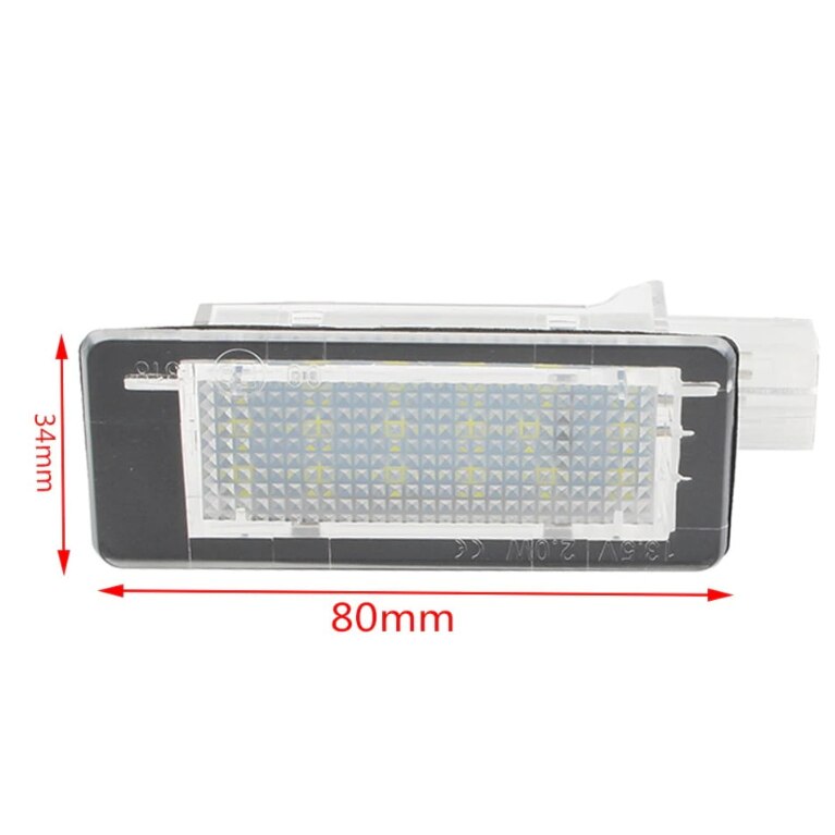 Set 2x Lampi LED numar dedicate Dacia Duster Logan MCV Lodgy Renault ...