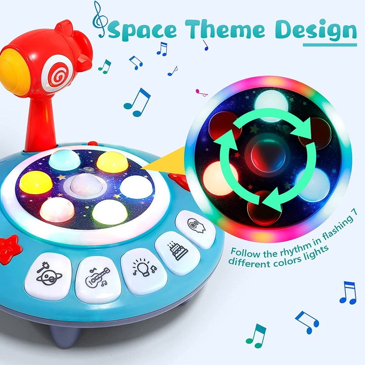 Joc Whack-A-Mole pentru copii mici, 8 in 1, Jucarie educationala ...