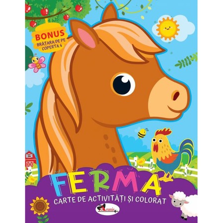 Ferma. Carte de colorat cu activitati - eMAG.ro
