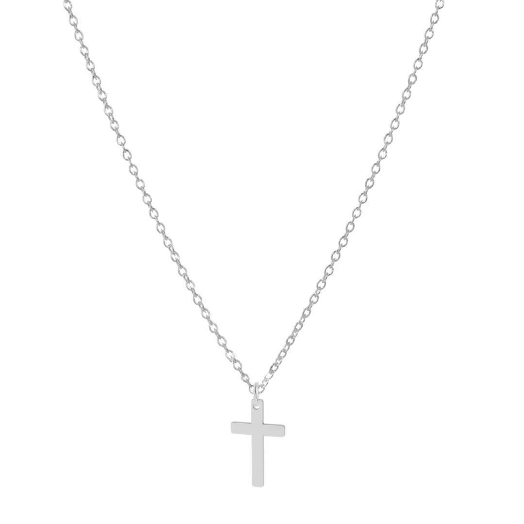 Lant cu pandantiv CRUCE din Argint 925, reglabil 40-43 cm - eMAG.ro