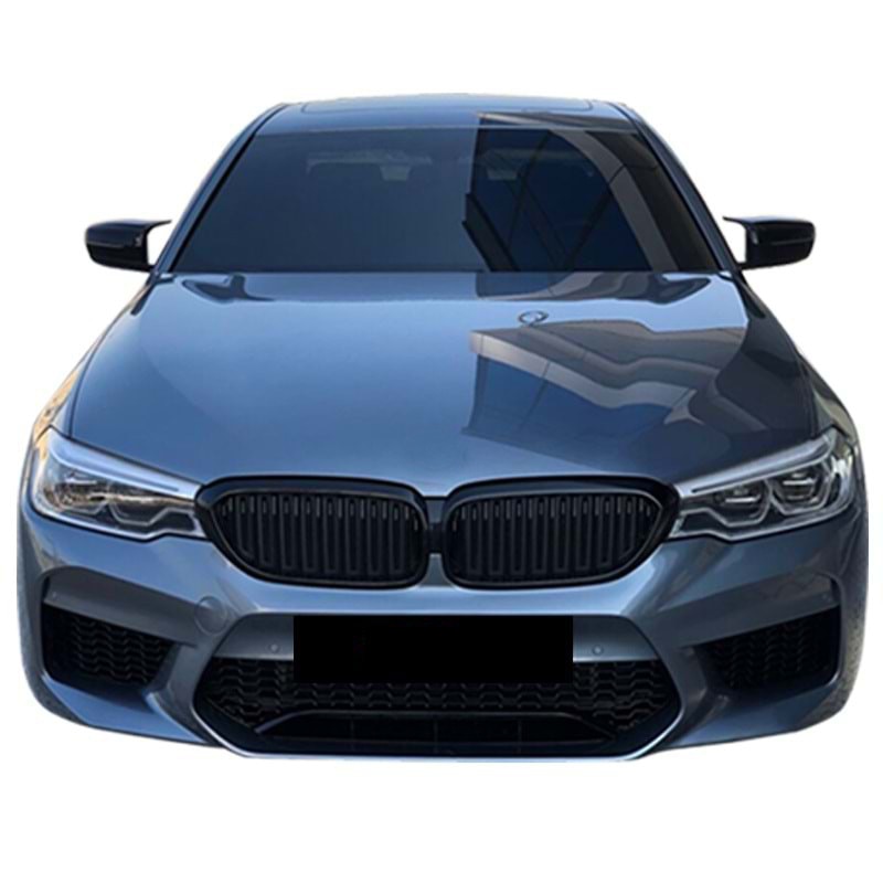Set 2 Capace oglinda compatibile cu BMW seria 5 G30 2017-> Negru lucios ...