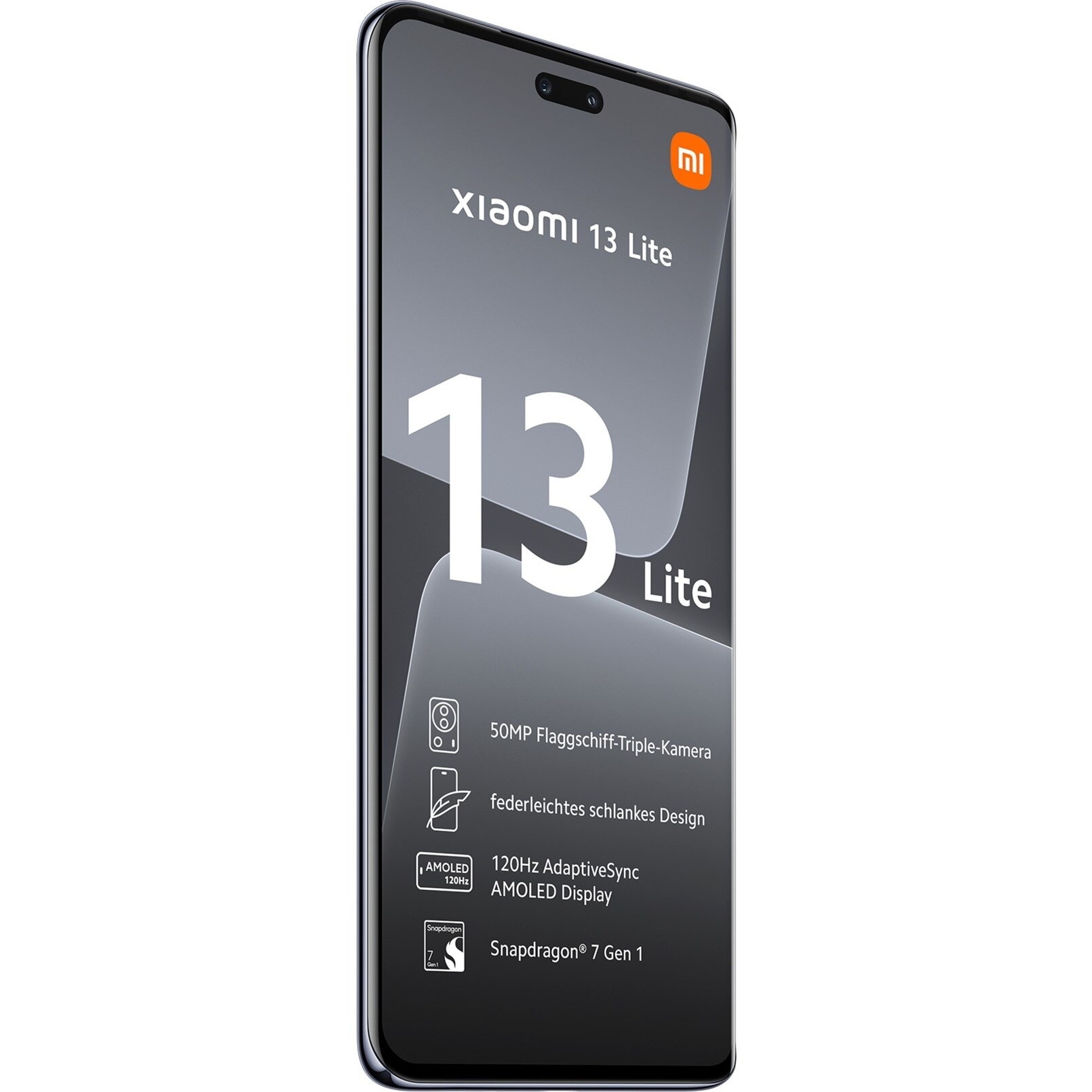 Telefon mobil Xiaomi 13 Lite, Dual SIM, 128GB, 8GB RAM, 5G, Black - eMAG.ro