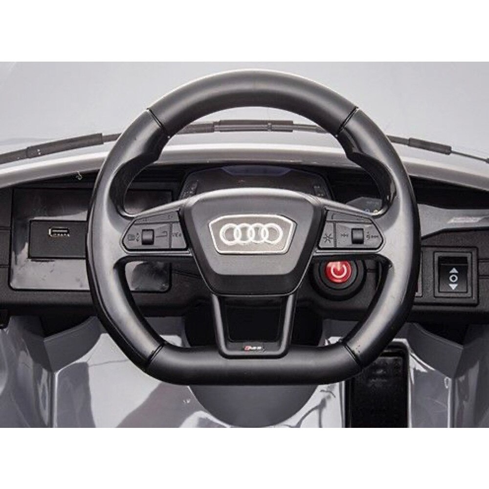 Masina electrica pentru copii, Audi, 12V, Roz - eMAG.ro