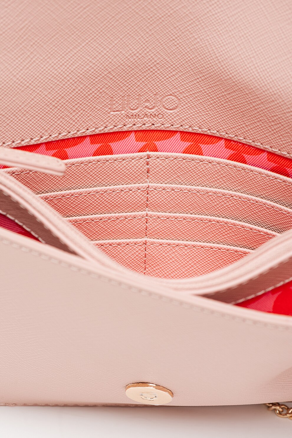 Liu Jo, Geanta plic cu bareta detasabila din lant Caliwen, Roz prafuit ...