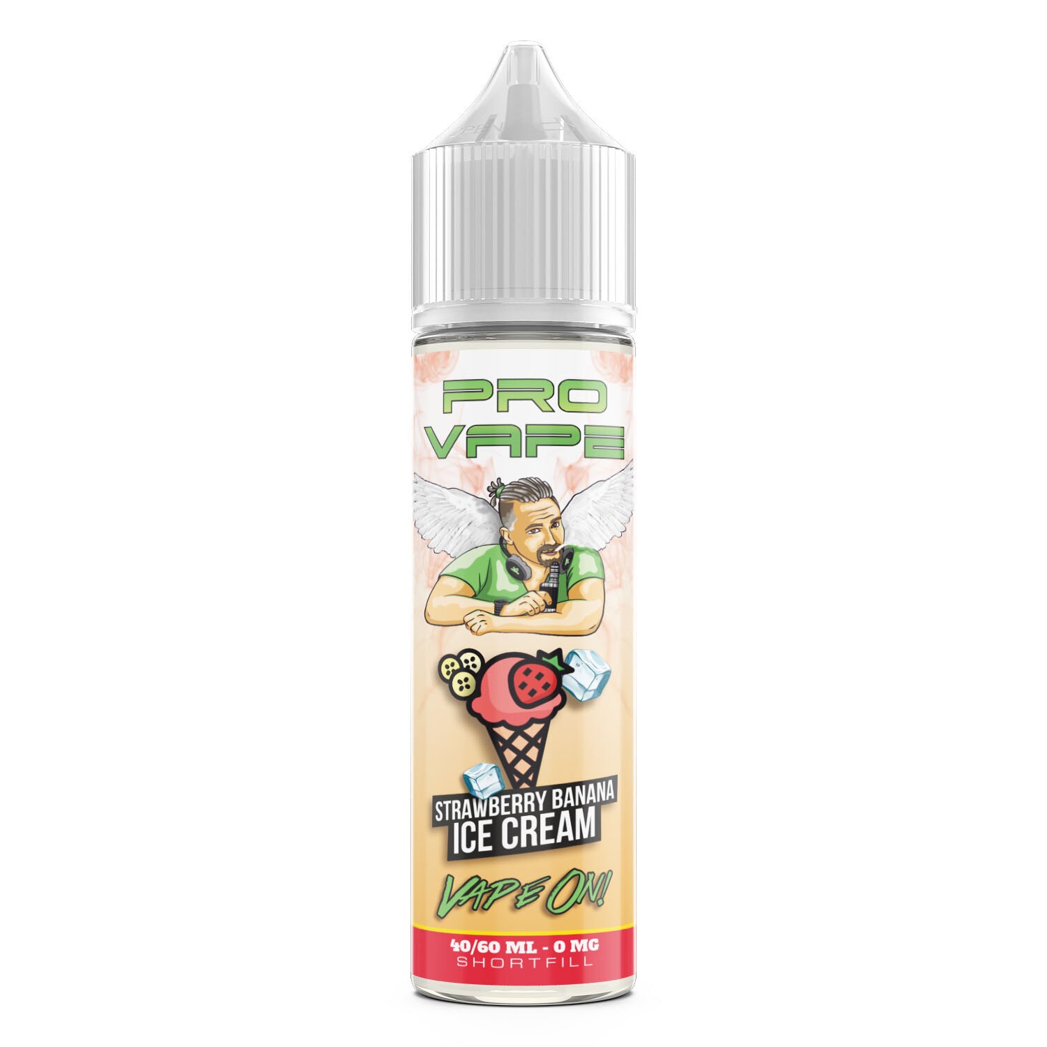 Lichid Tigara Electronica Pro Vape Strawberry Banana Ice Cream 40ml 0mg ...