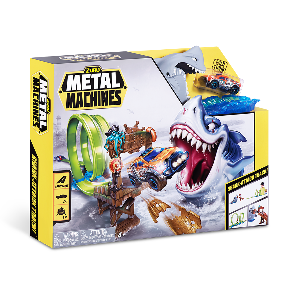 Metal Machines Playset - Shark Track - eMAG.hu