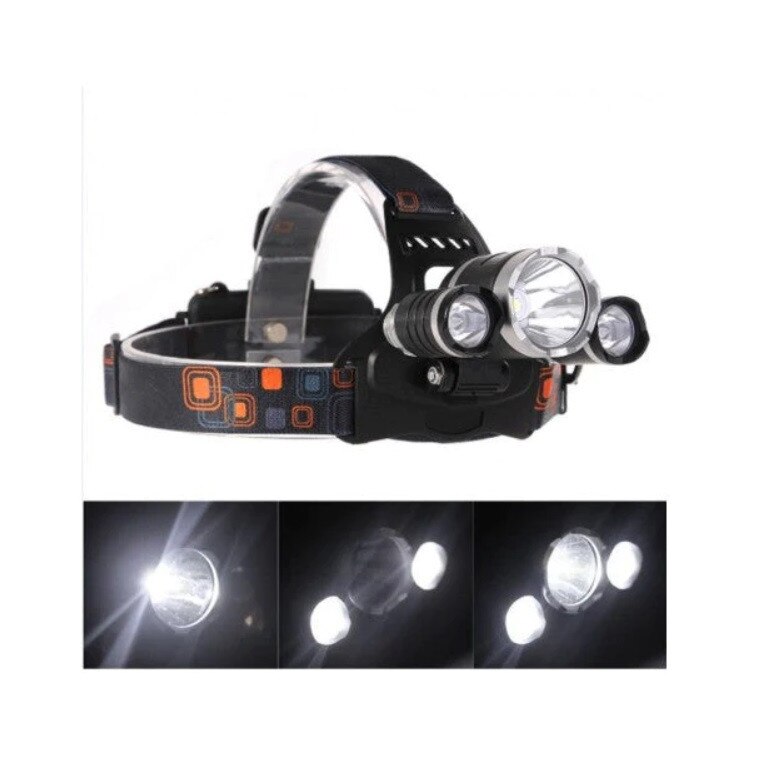 Lanterna Profesionala de cap reglabila cu triplu LED Extrem - eMAG.ro